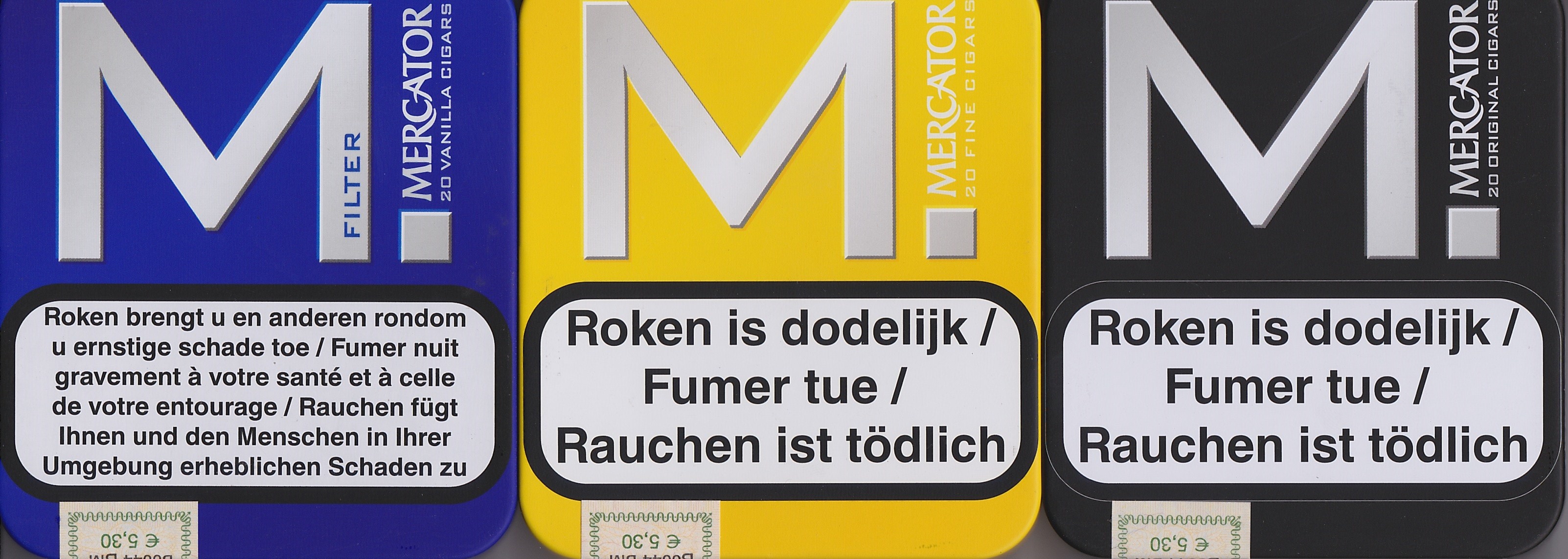 nieuw! mercator cigarillos